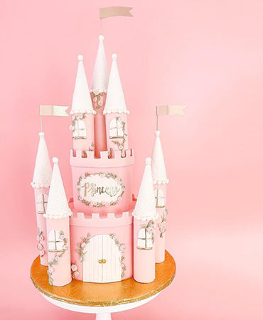 Princess Posy Castle Cake – Kelsey Elizabeth Cakes