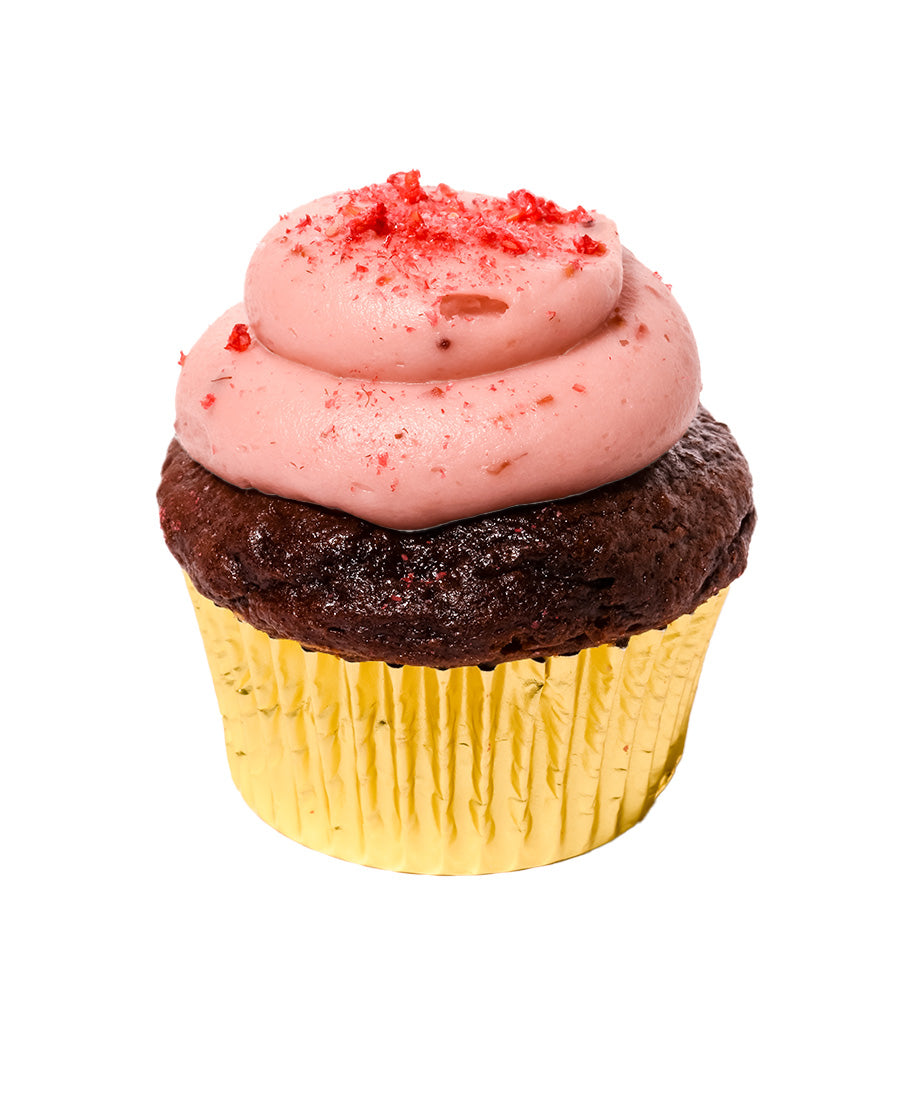 Chocolate Raspberry Cupcake – Kelsey Elizabeth Cakes