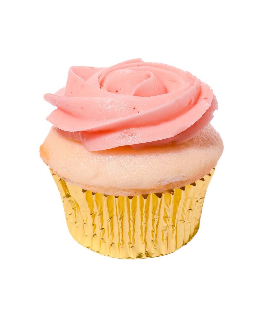 Vanilla Strawberry Cupcake – Kelsey Elizabeth Cakes
